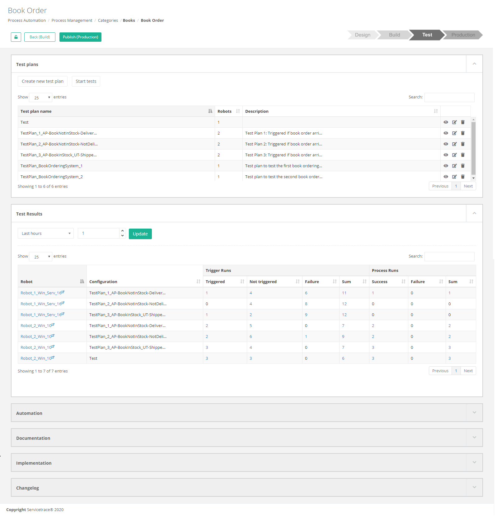 Test Phase - XceleratorOne® 2020.2