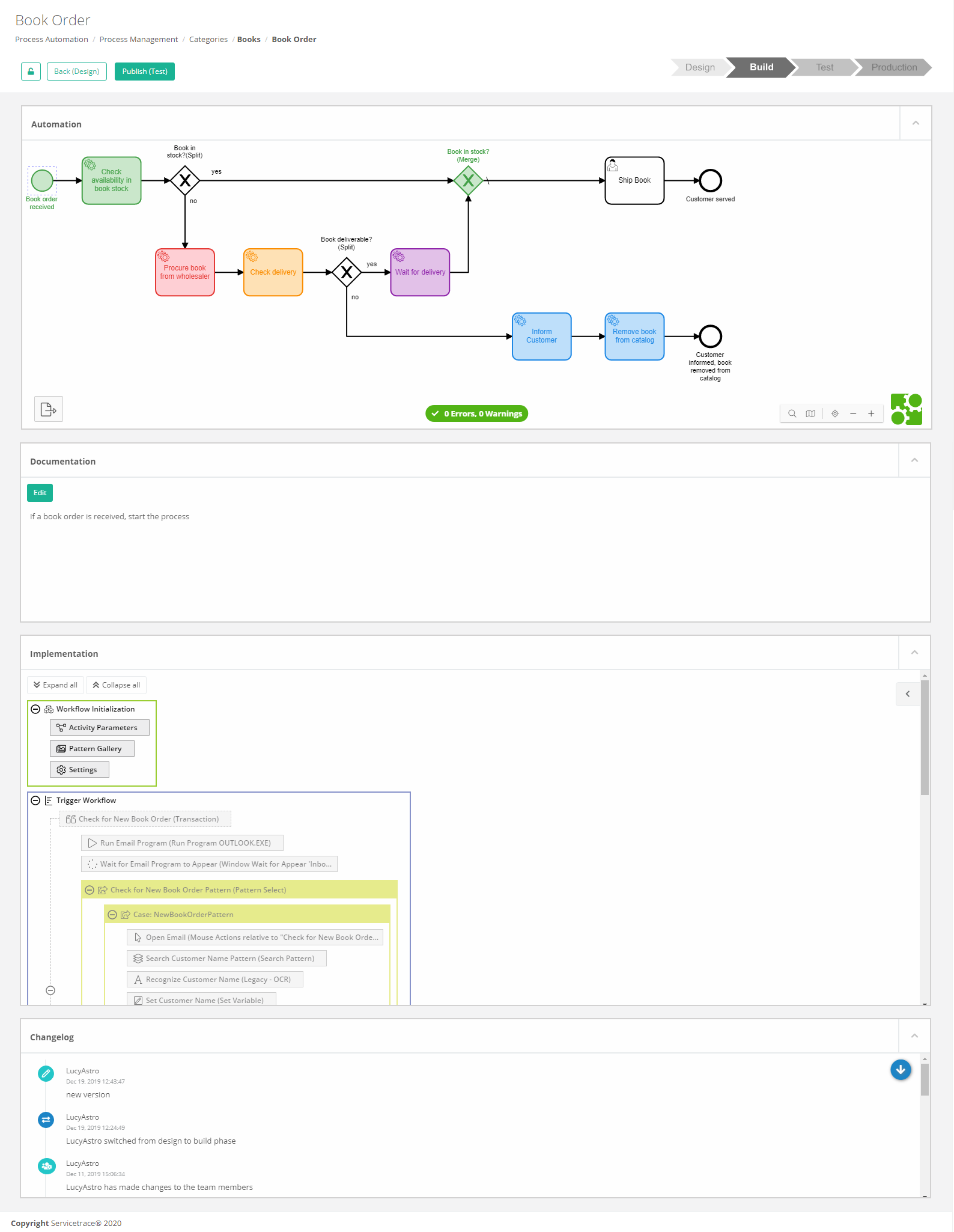 Build Phase - XceleratorOne® 2020.2