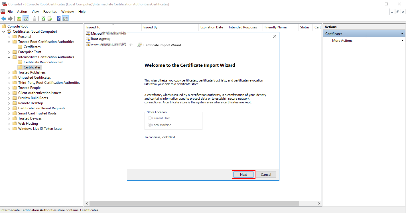 Importing a certificate into Windows key storage - Secure ...