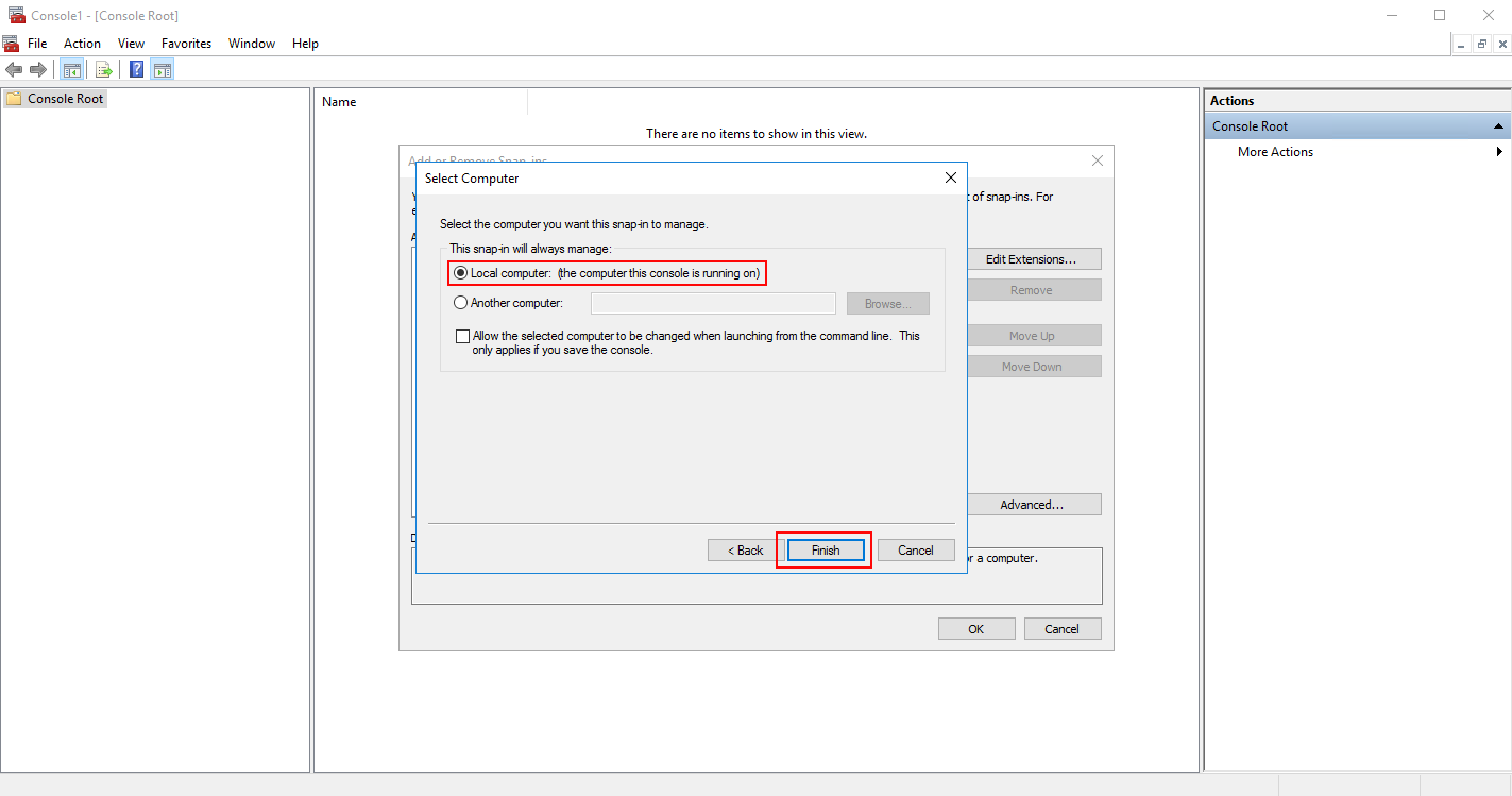 Importing a certificate into Windows key storage - Secure communications - HTTPS Configuration