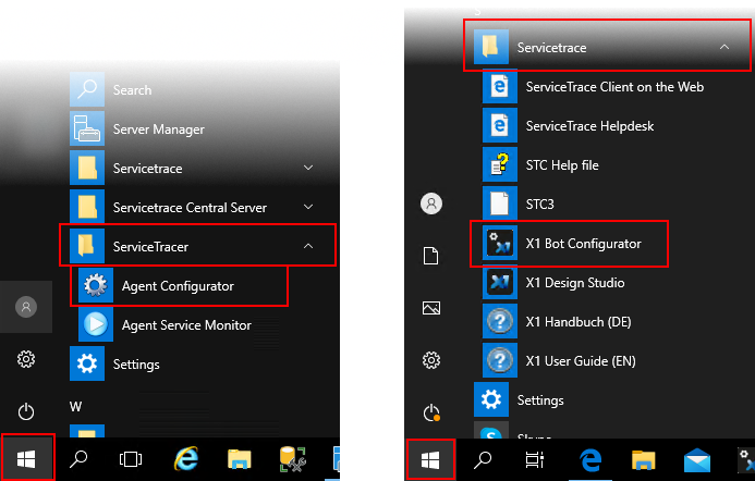Servicetrace Robots / X1 Bots - Secure communications - HTTPS Configuration